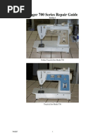 Singer 6233, 6234 & 6235 Service Manual | PDF | Sewing Machine | Gear