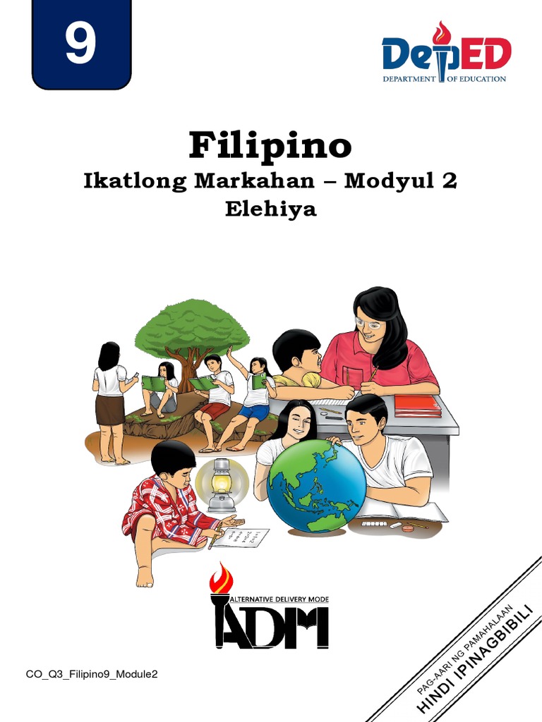 Filipino9 Q3 Mod2 Elehiya FINAL | PDF