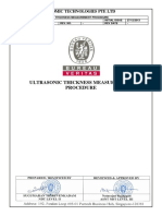 UT Thickness Procedure | PDF | Calibration | Nondestructive Testing