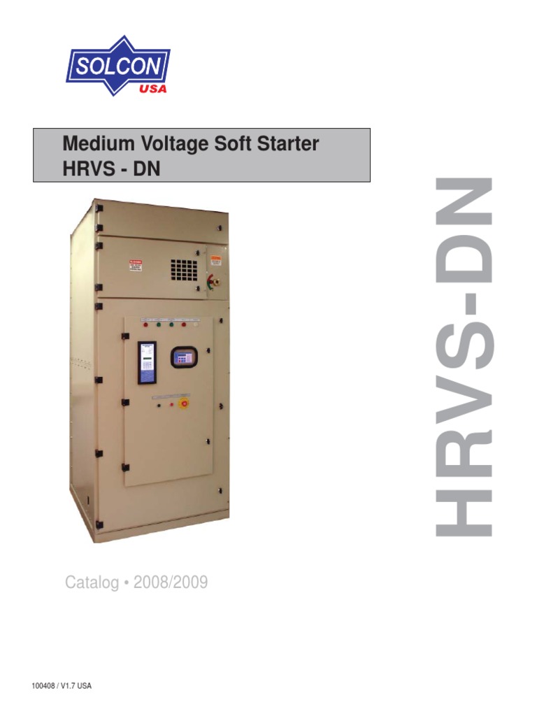 Medium Voltage Soft Starter HRVS-DN - SOLCON | PDF | Electric Motor | Relay