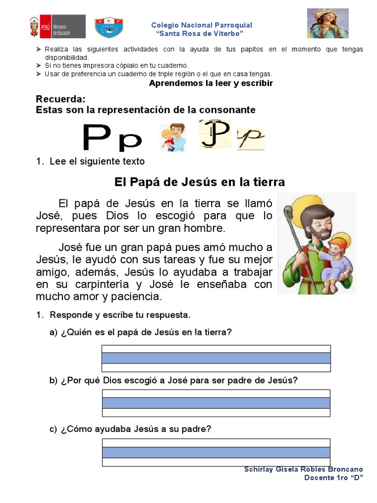 Actividades de Lectoescritura Inicial | PDF