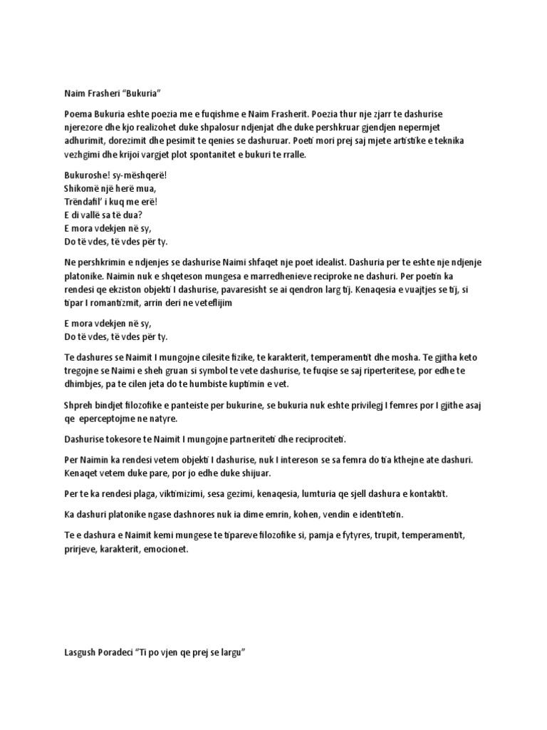 Naim Frasheri | PDF