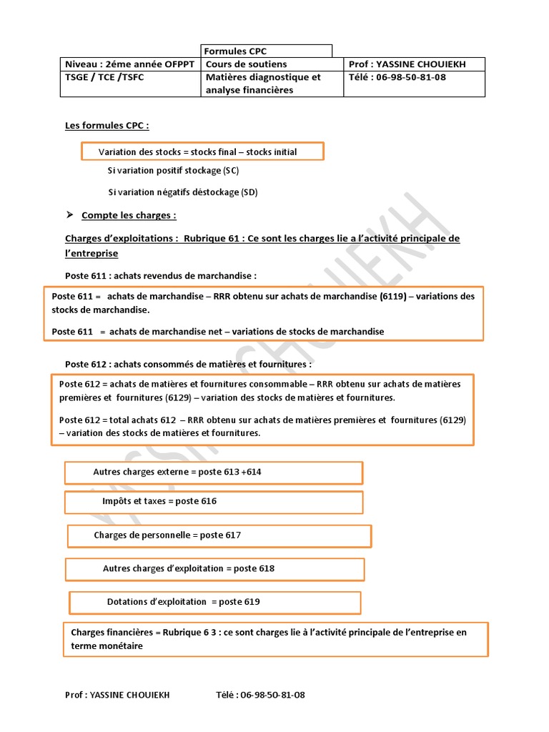 Cours CPC | PDF | Revenu brut | Leasing