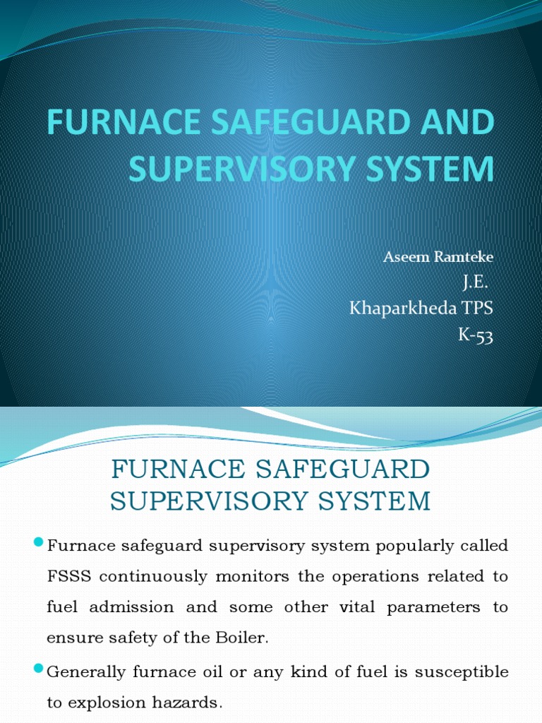 Furnace Safeguard and Supervisory System | PDF | Furnace | Boiler