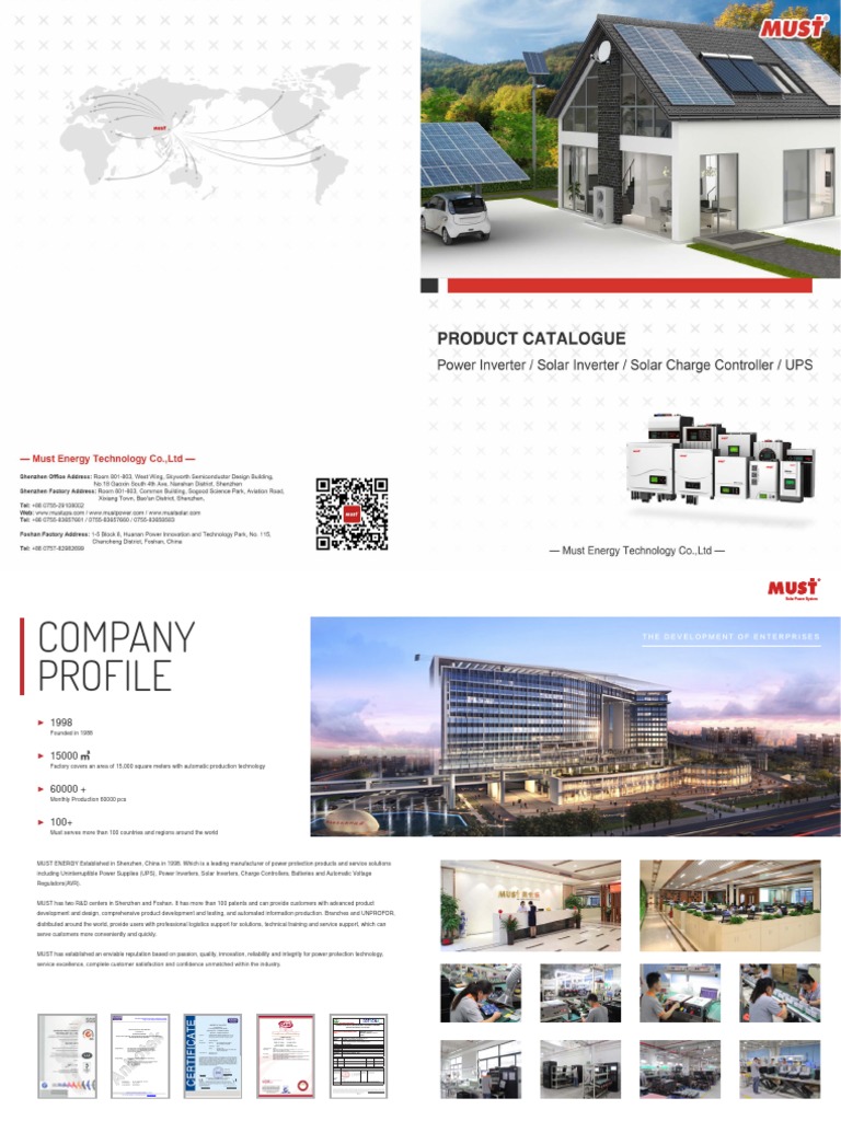 Inverter Catalog - MUST 2020 NEW | PDF | Power Inverter | Electricity