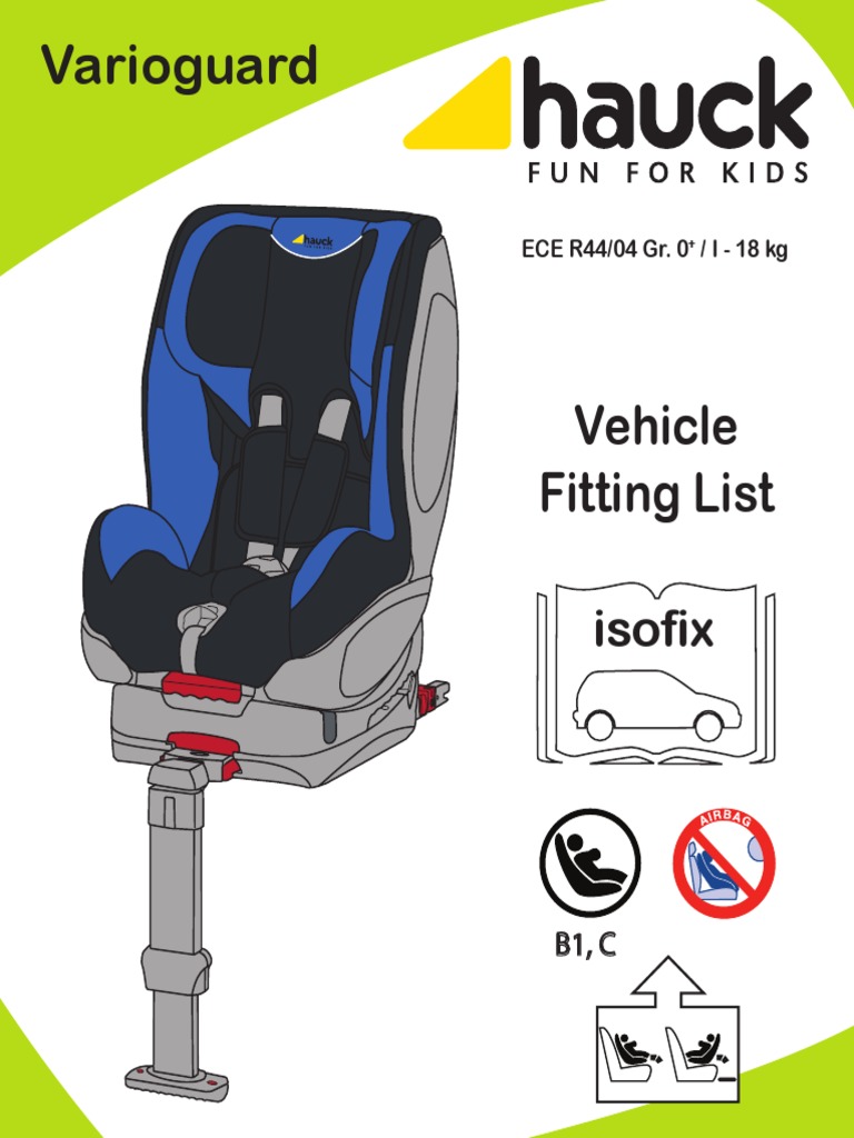 Isofix: ECE R44/04 Gr. 0 / I - 18 KG | PDF | Car Manufacturers | Luxury ...