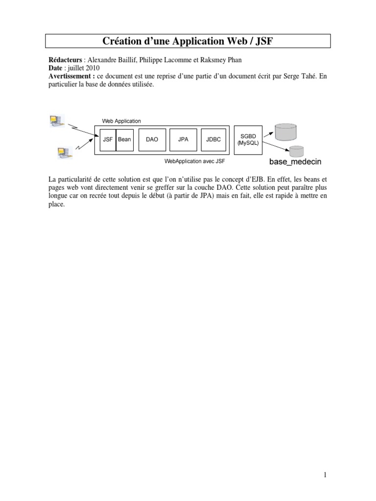 Cours JEE 4 | PDF | Java (Langage de programmation) | Paradigme de ...