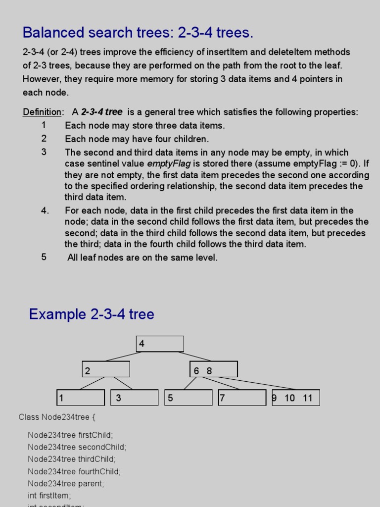 Deltn 2 3 4 Tree | PDF | Algorithms And Data Structures | Data Management