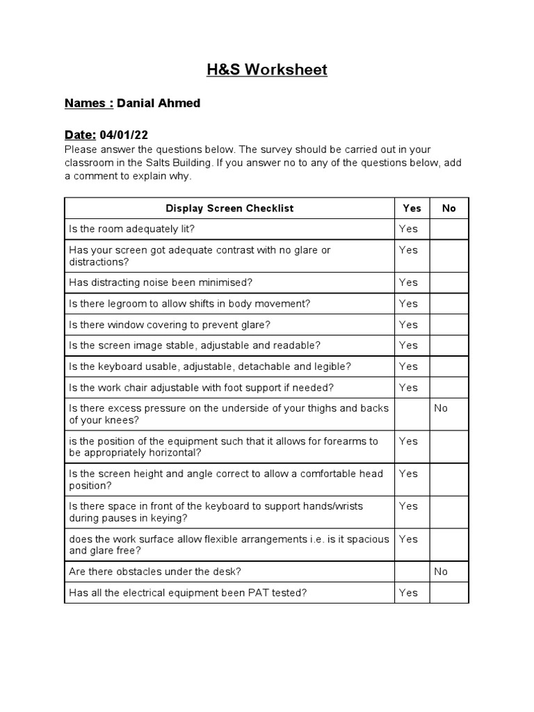 H S Worksheet | PDF | Language Arts & Discipline