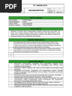 Contoh Format Job-Description | PDF