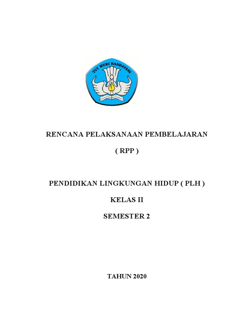 RPP PLH Kelas 2 Semester 2 | PDF