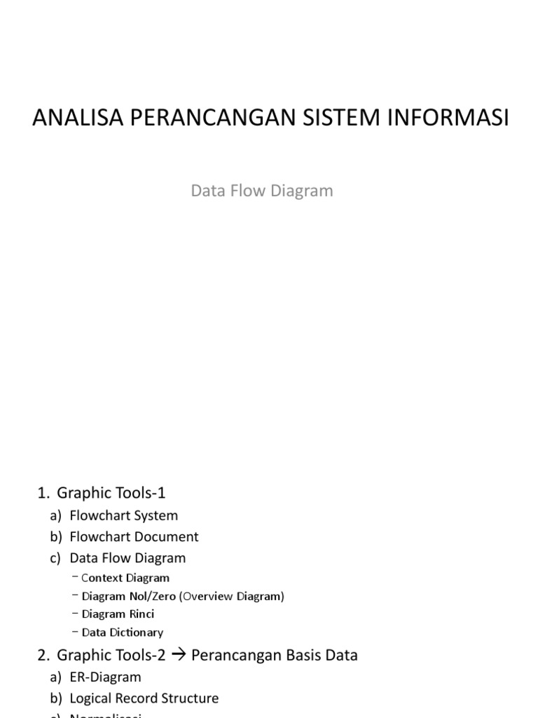 Materi Context Diagram Dan DFD | PDF