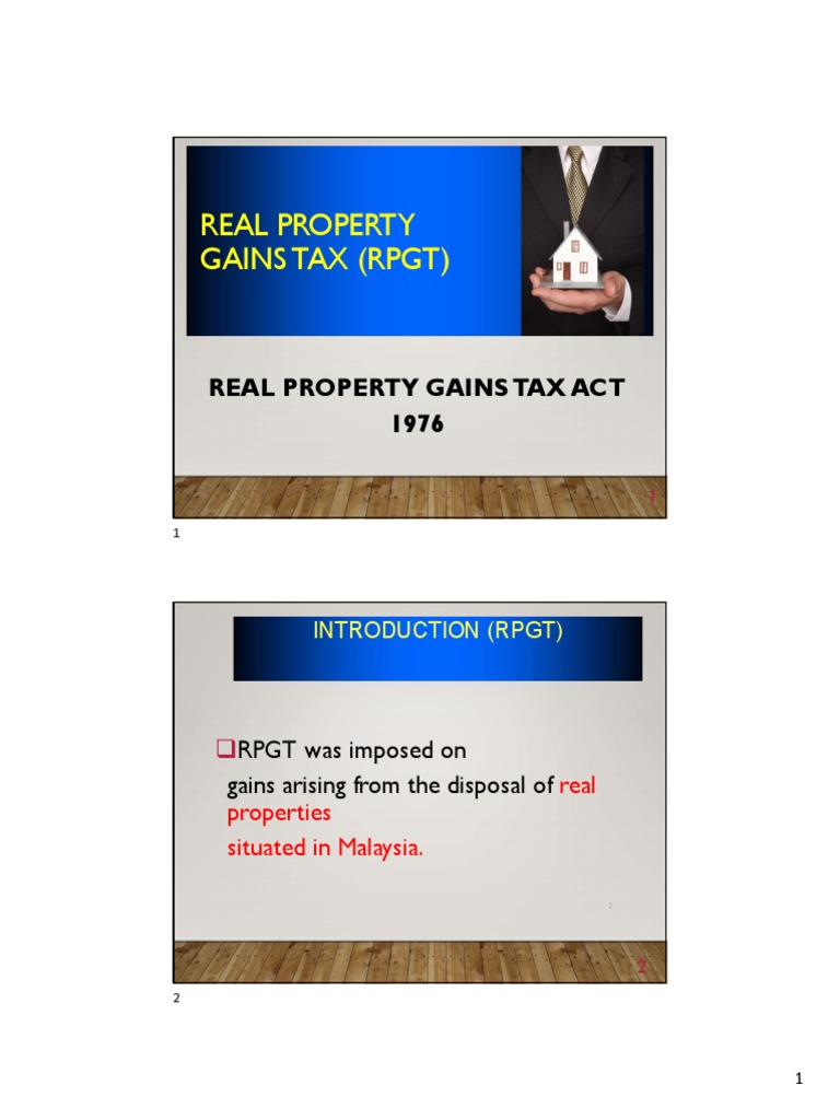 Lecture RPGT Revised | PDF | Taxpayer | Expense