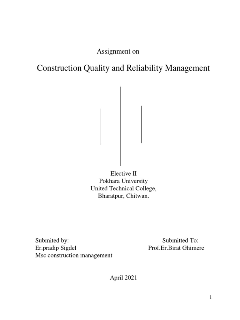 Assignment On Quality | PDF | Quality Assurance | Quality Management System