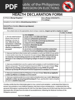 Visitor Health Screening Form | PDF