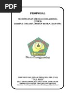 Contoh Proposal Permohonan Bantuan Ternak Sapi | PDF