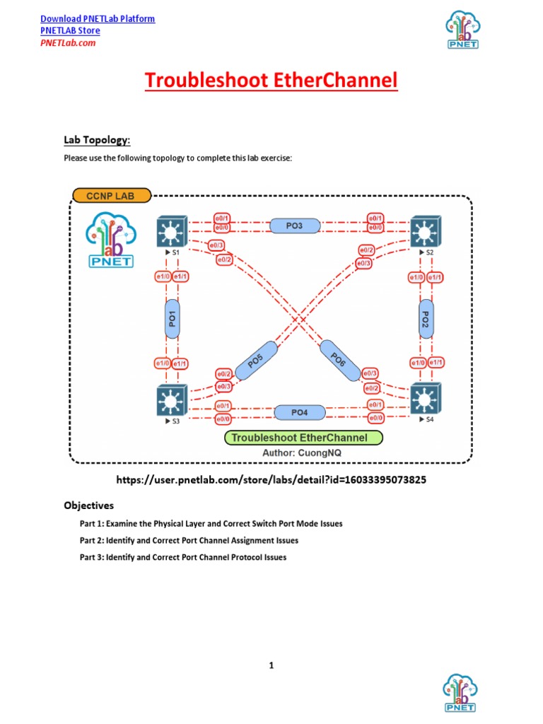EtherChannel Troubleshooting Guide | PDF | Network Switch | Internet Architecture