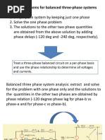 3 Phase Cheat Sheet | PDF | Electric Power | Electronic Circuits