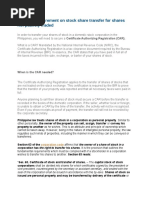 Capital Call Notice to Stockholders | PDF