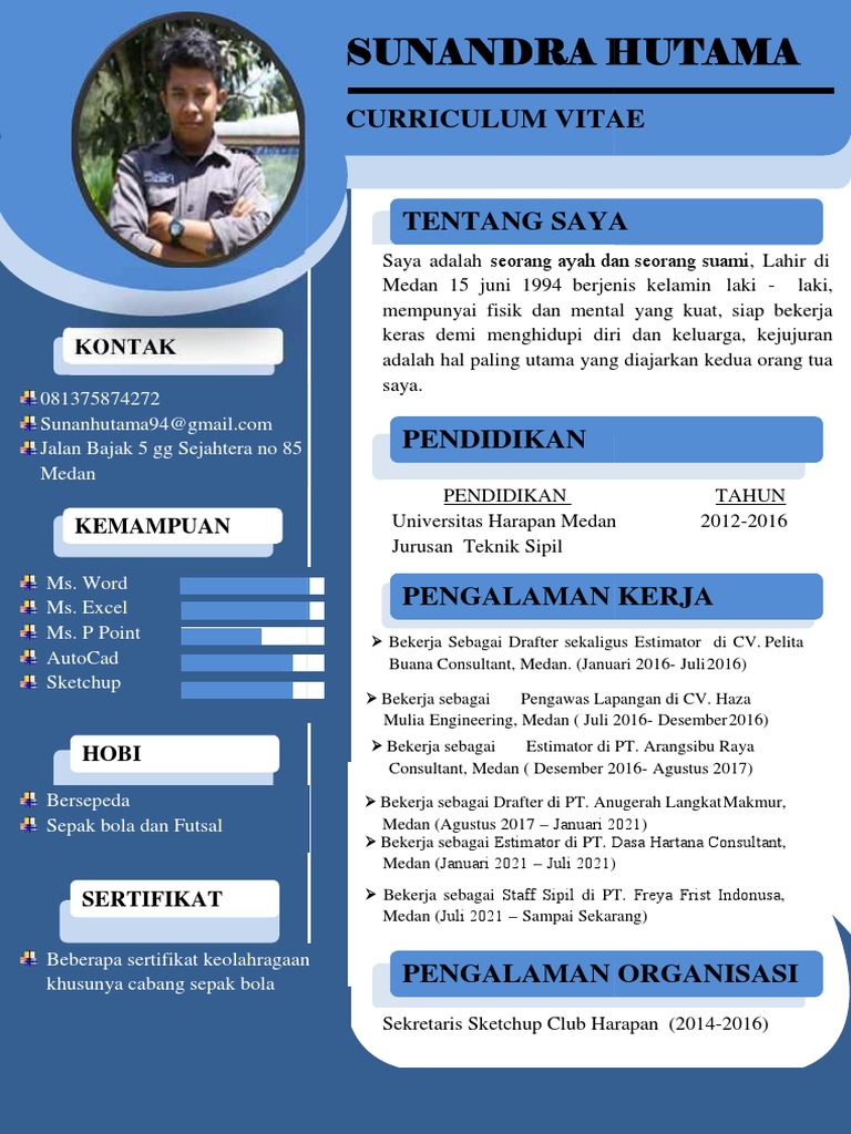 Cv Sunandra Hutama Pdf
