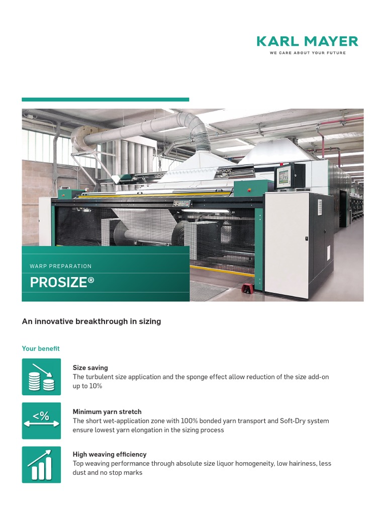 Prosize®: An Innovative Breakthrough in Sizing | PDF