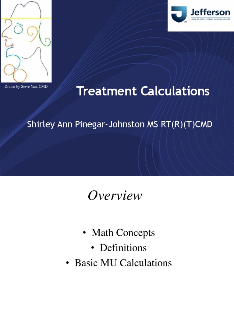 Treatment Calculations Simplified | PDF | Radiation Therapy | Applied ...