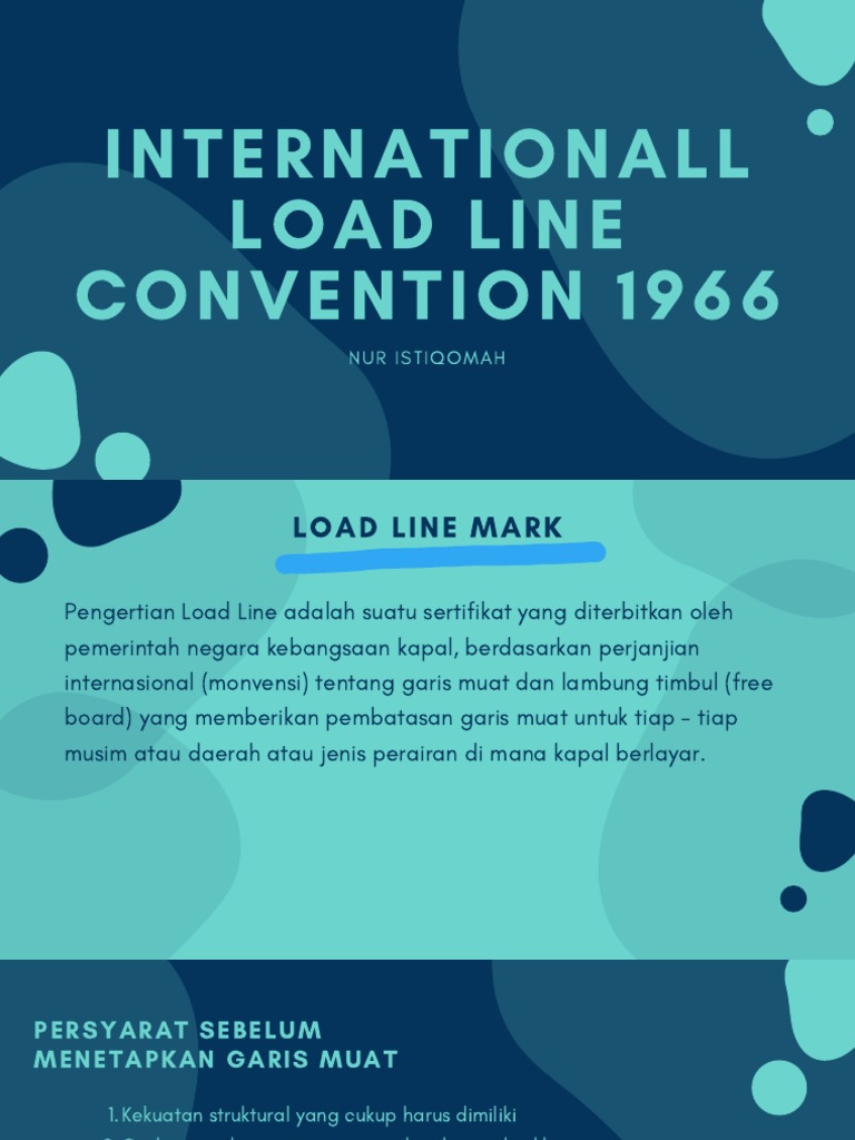 Internationall Load Line Convention 1966 | PDF | Bisnis | Teknologi ...