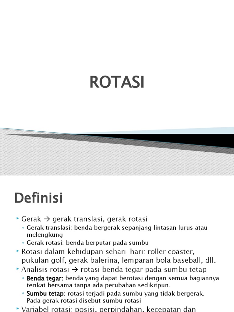 6 Rotasi | PDF | Sains & Matematika