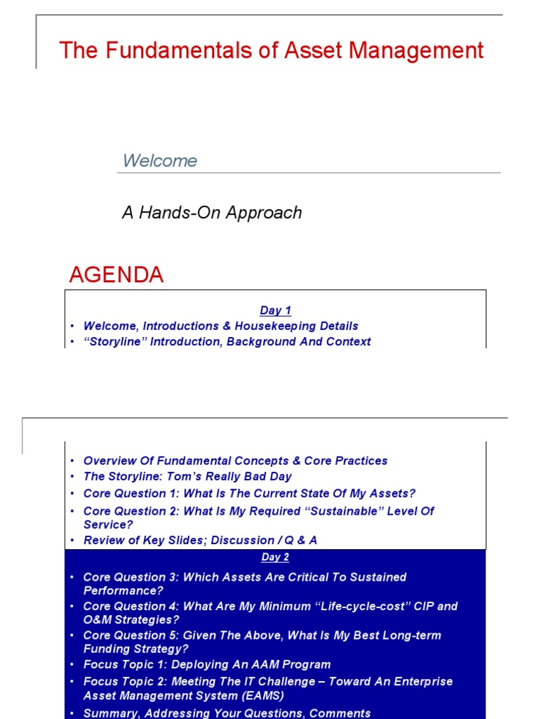 Asset Management (Word Document) | PDF | Asset Management | Life Cycle ...
