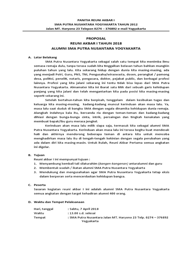 Contoh Proposal | PDF