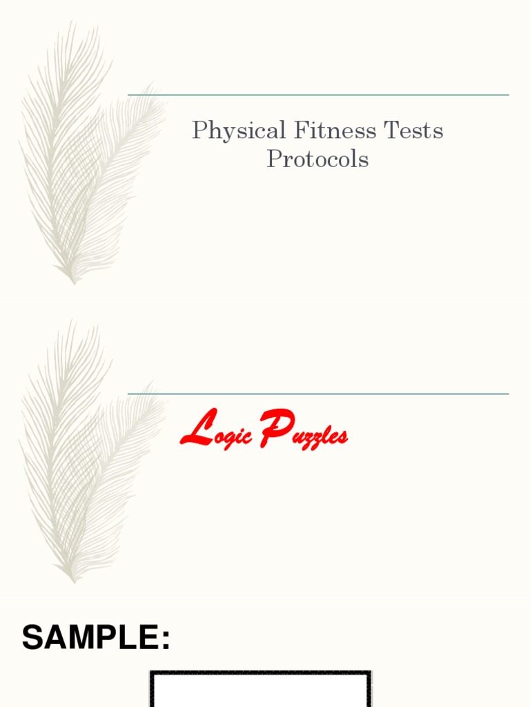 Physical Fitness Tests Protocols | Download Free PDF | Recreation