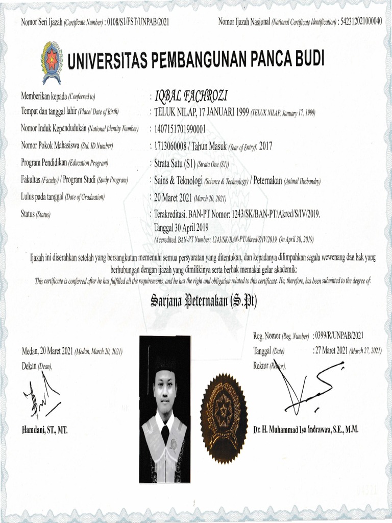 Ijazah S1 | PDF