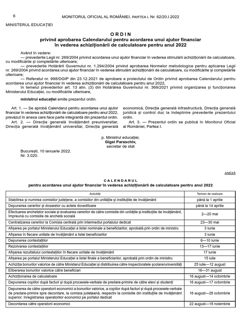 OME 3020 2022 200 Calculatoare | PDF