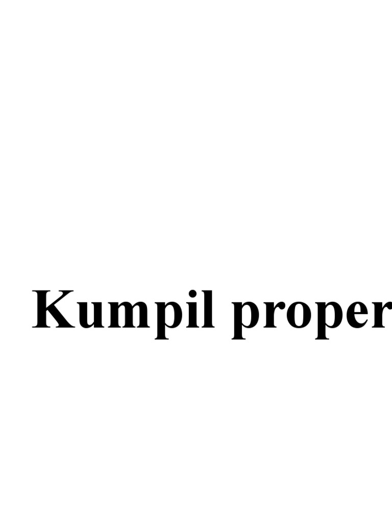 Kumpil 2nd Part | PDF