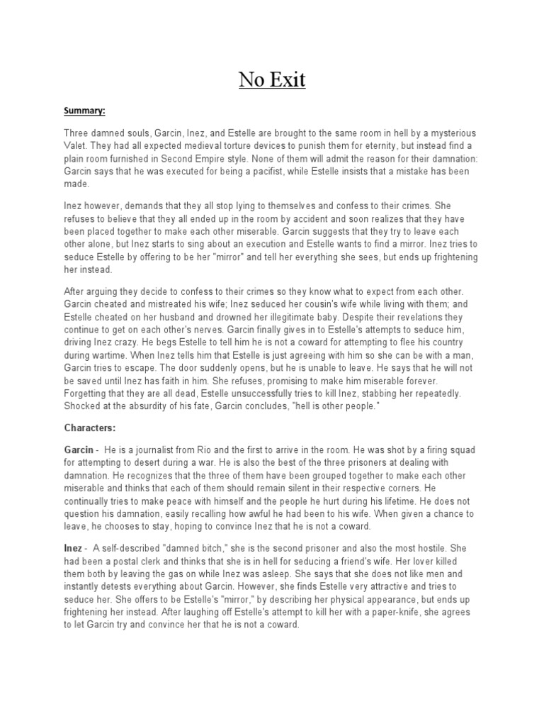 No Exit | PDF