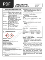 MSDS - Caustic Soda 50% - Eng | PDF | Sodium Hydroxide | Water