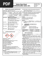 Hydrochloric Acid 33% Safety Data Sheet | PDF | Water | Combustion