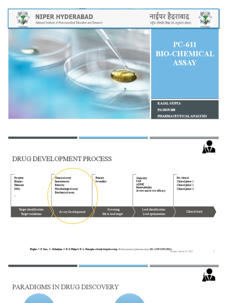 PC-611 Bio-Chemical Assay: Kajal Gupta PA/2019/108 Pharmaceutical Analysis | PDF | Elisa | Drug ...