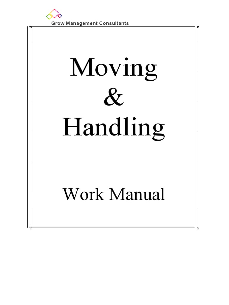 Workbook - Moving and Handling | PDF | Foot | Employment