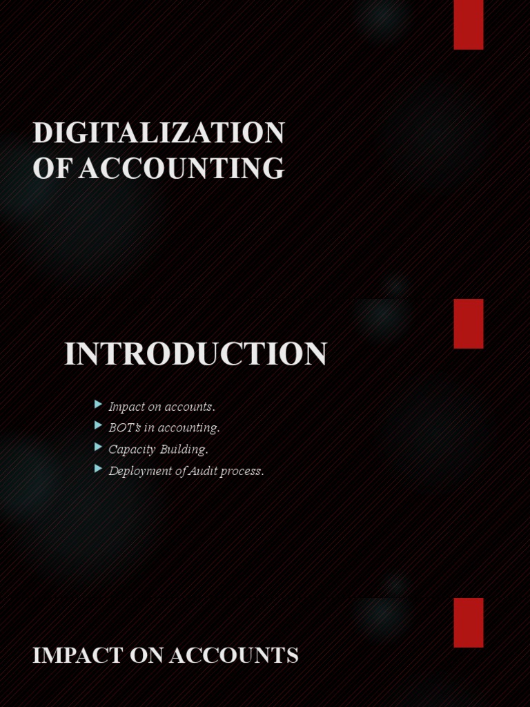 Impact of Digitalization on Accounting | PDF | Business | Finance ...