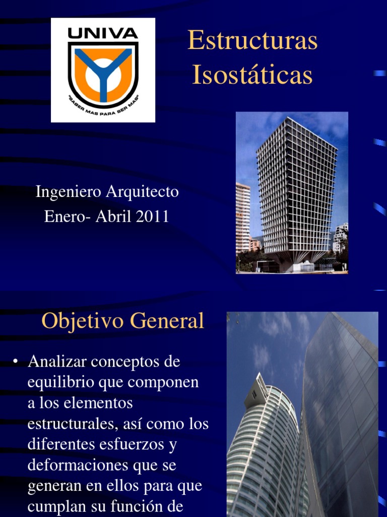 01 Estructuras Isostaticas Temario | PDF | Resistencia de materiales ...