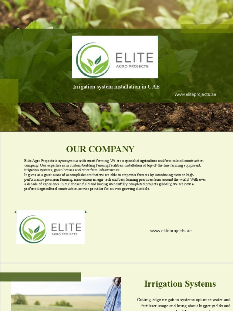 Irrigation System Installation in UAE | PDF