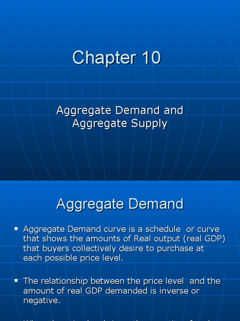 Aggregate Demand and Supply-Macro | PDF | Finance & Money Management