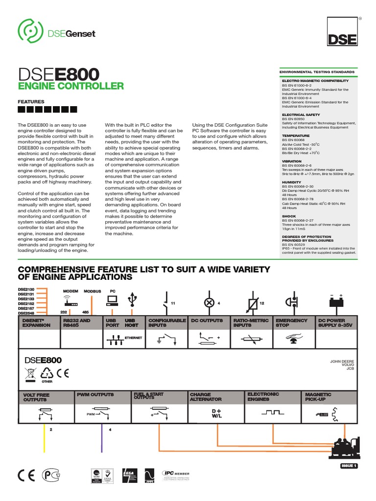 DSEE800: Engine Controller | PDF | Engines | Personal Computers