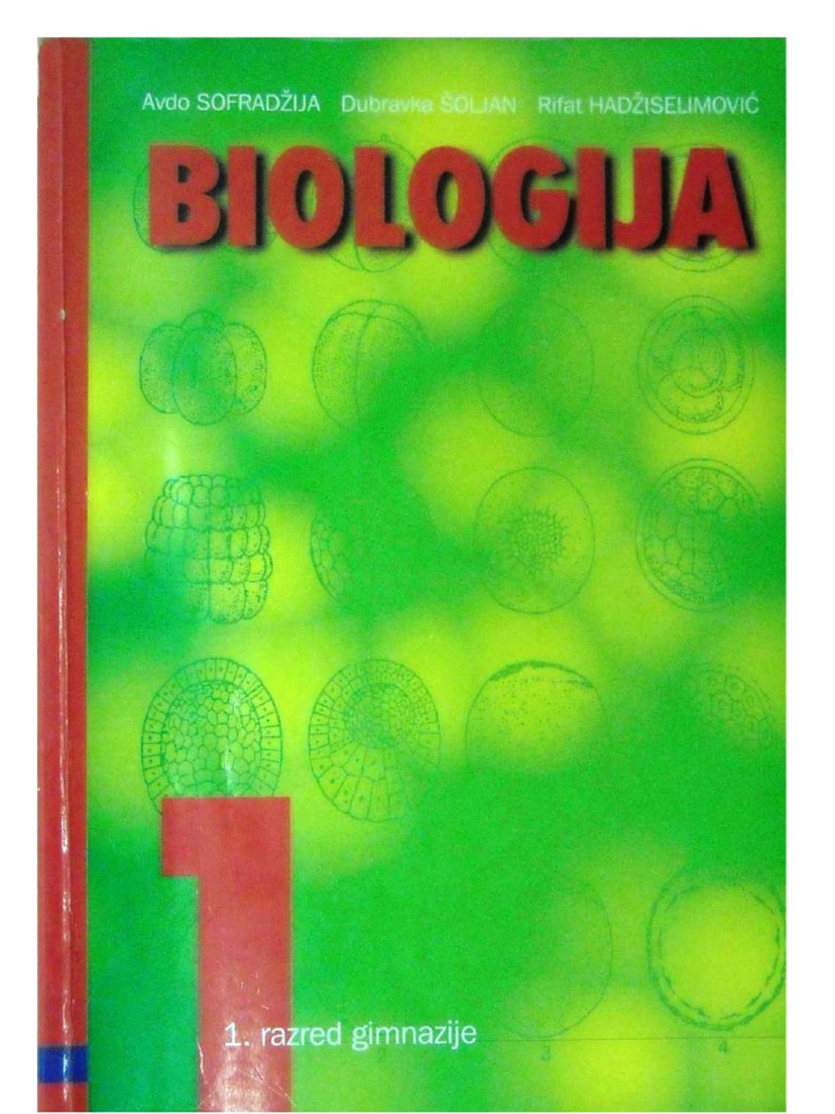 Biologija - Za 1 Razred Gimnazije | PDF