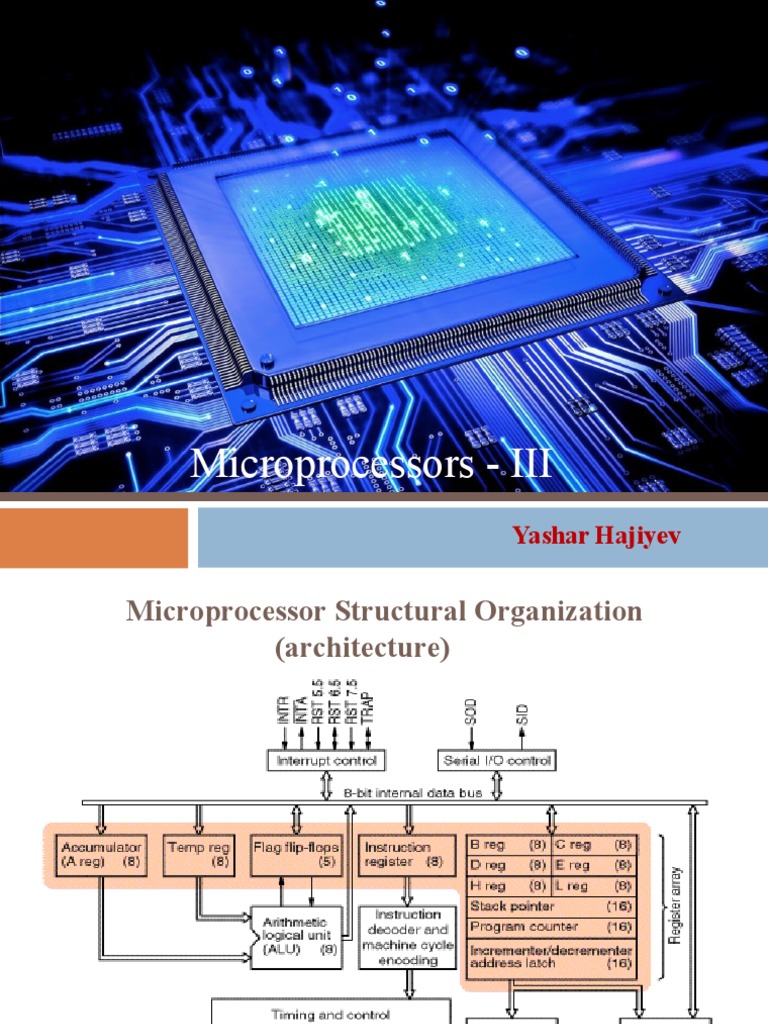 Microprocessors - III: Yashar Hajiyev | PDF | Central Processing Unit | Arithmetic
