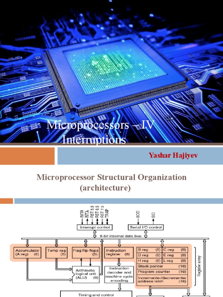YH Microprocessors-4 Interruptions | PDF | Central Processing Unit | Input/Output