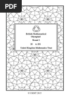 Bmo1 2025 | PDF | Mathematics