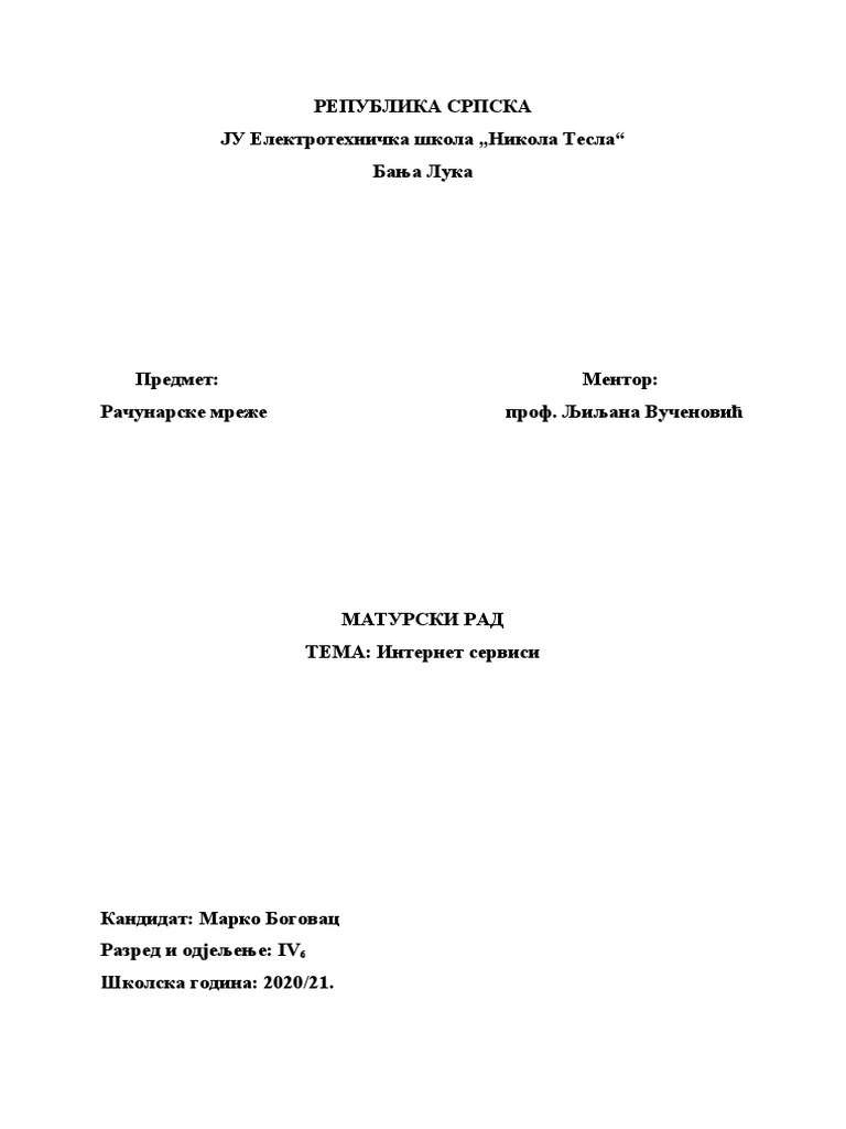 Internet Servisi | PDF