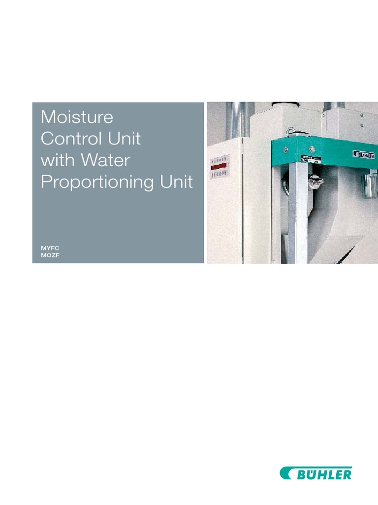 Moisture Control Unit With Water Proportioning Unit Myfc Mozf ...